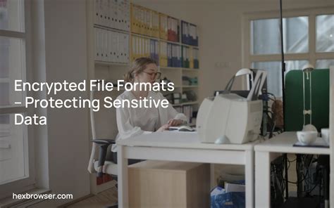 Encrypted File Formats Protecting Sensitive Data