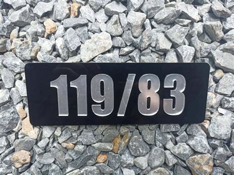 ป้ายเลขที่บ้าน ห้อง คอนโด ขนาด 25x11ซม ทำจากอะคริลิค 3มิล อักษรนูน ขอบมน มีสีให้เลือกเยอะ แจ้ง