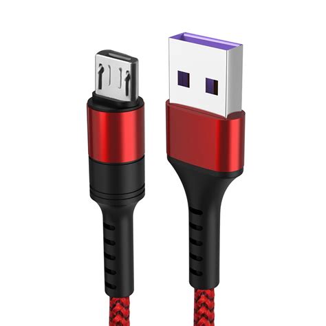 에이스 5핀 고속 충전케이블 2m 레드 휴대폰충전선 홈플러스 택배배송