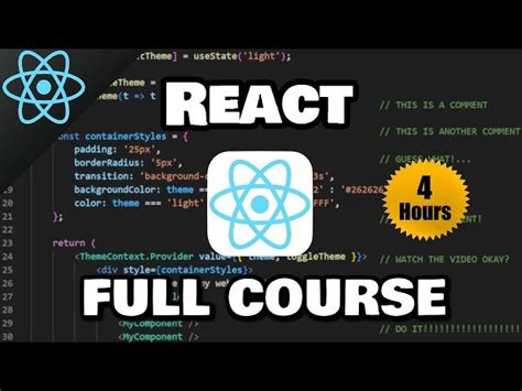 Free Video React Full Course Beginners Guide To React Library 2024