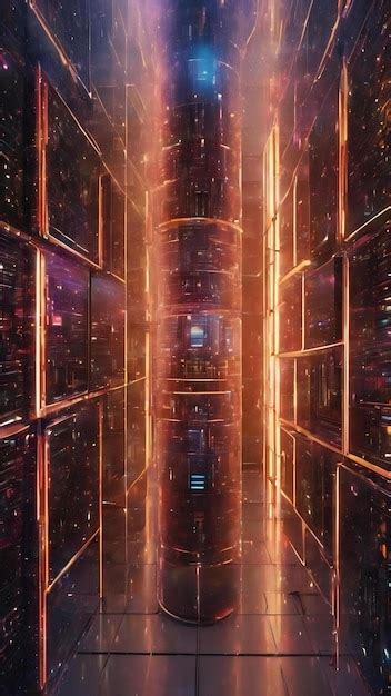 Future Digital Cyberspace Sorting And Analysis Digital Data Technology