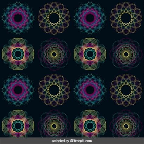Free Vector Spirograph Pattern
