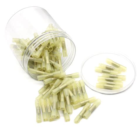 열 수축 버트 커넥터 방수 절연 전선 커넥터 압착 단자 100 6 0mm2 4 0 개 단말기 Aliexpress