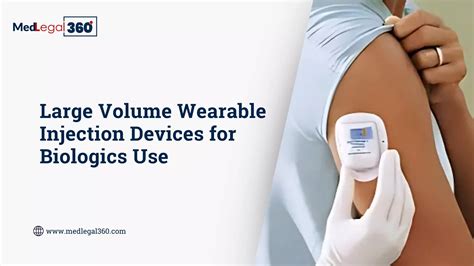 Large Volume Wearable Injection Devices For Biologics Use