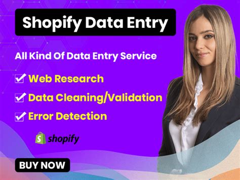 Shopify Data Entry Research Data Cleaningvalidation Error Detection