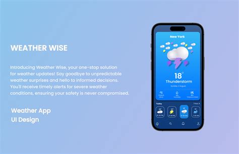 Weather App UI Behance