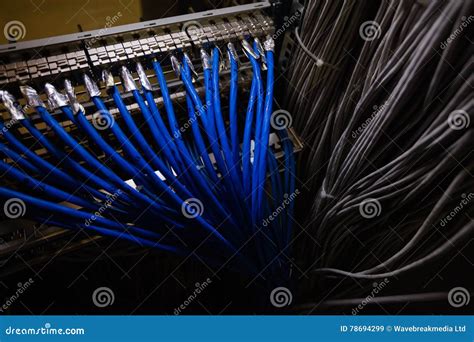 Close Up Of Rack Mounted Server Stock Image Image Of Handsome Electronics
