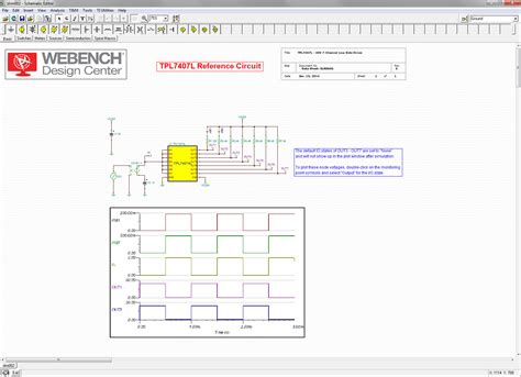 Tpl7407l Tina Ti Reference Design Doesnt Work With Analysis