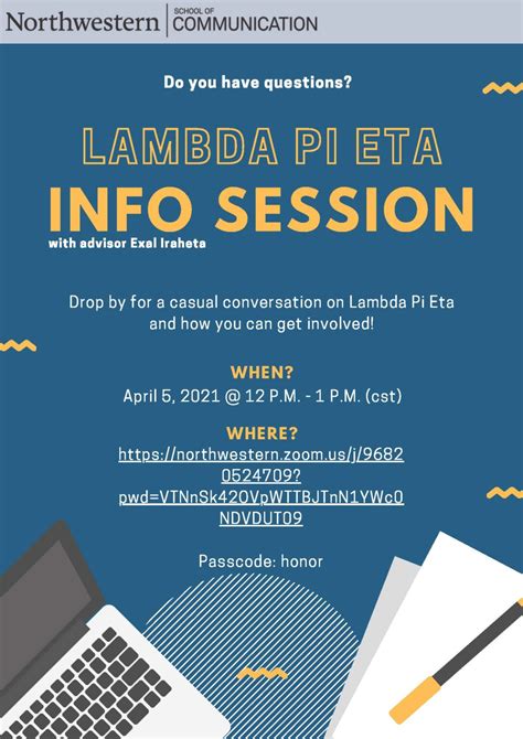 Lambda Pi Eta Info Session Office Of Undergraduate Programs And Advising Northwestern