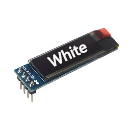 ماژول نمایشگر Oled سفید تک رنگ 0 91 اینچ 4 پین با رابط I2c عصر الکترونیک