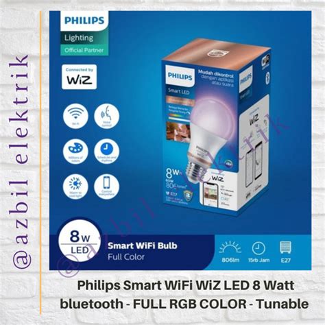 Jual Lampu Smart Wifi Led Watt Bluetooth Rgb Color Dan Tunable Philips Kota Tangerang