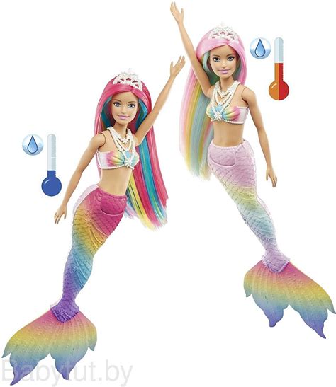 Кукла Barbie (Барби) Русалочка с разноцветными волосами GTF89 в Минске ...