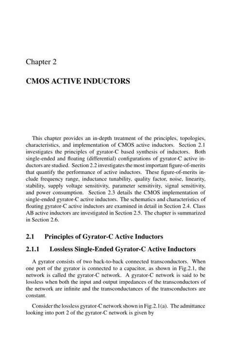 Pdf Chapter 2 Cmos Active Inductors Dokumen Tips