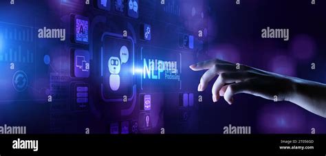 NLP Natural Language Processing Concept Artificial Intelligence Neural Network Stock Photo Alamy