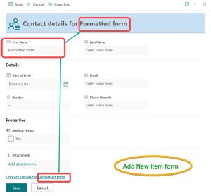Customizing Sharepoint List Add Edit Form Layout Using Json Ms Technology Talk