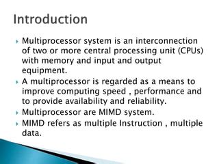 Multiprocessor PPT
