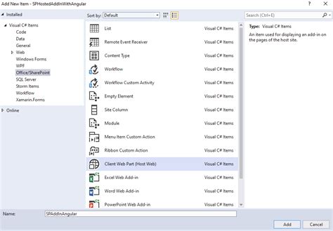 sharepoint hosted add in with angular 8 by adnan riaz gondal medium