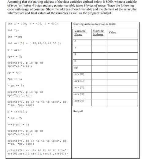 Solved Assuming That The Starting Address Of The Data
