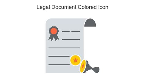 Legal Document Colored Icon In Powerpoint Pptx Png And Editable Eps