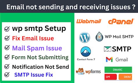 Setup Wordpress Smtp Mail Not Receive Or Send Email Spam Fix Contact