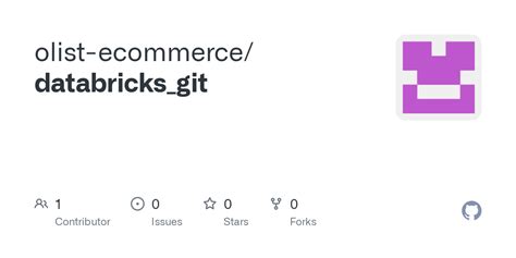 Github Olist Ecommercedatabricksgit
