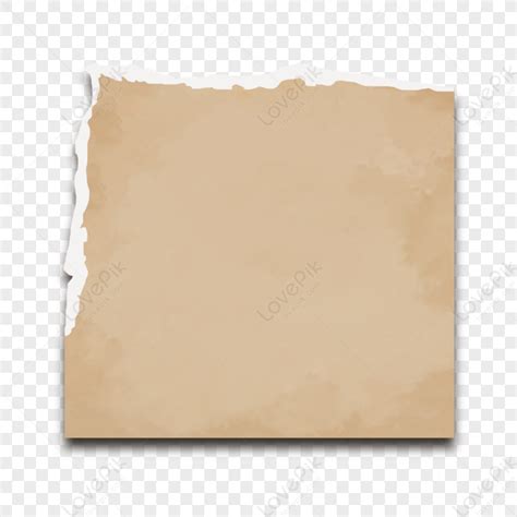 손상된 사각형 레트로 일러스트 스크랩북 편지지클립 아트기록 Png 일러스트 무료 다운로드 Lovepik