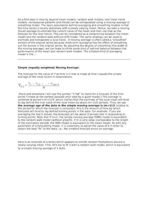 Docx Moving Average And Exponential Smoothing Models Dokumen Tips