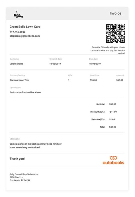 View And Print An Invoice Worksheets Library