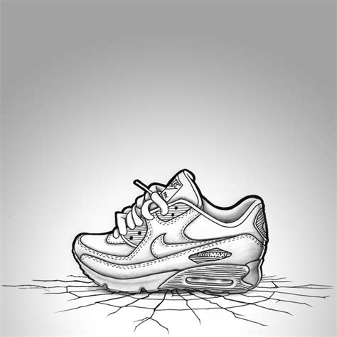 Nike Air Max 90 Drawing At Explore Collection Of
