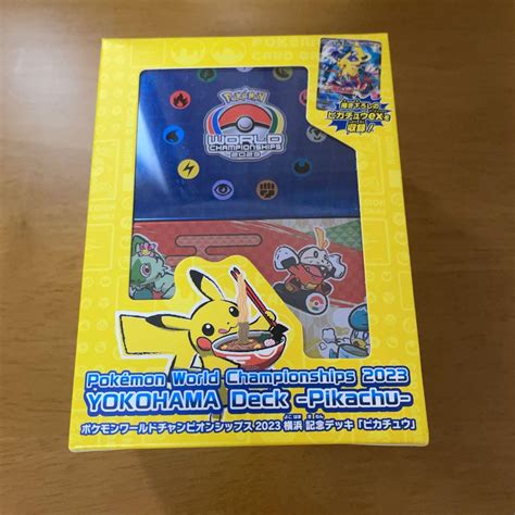 ポケモン Wcs横浜記念デッキ ピカチュウ メルカリ