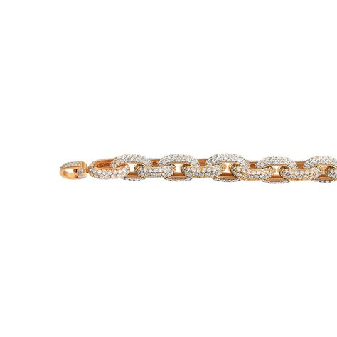 14k Gold Diamond Anchor Link Bracelet 2707 Ctw Avianne Jewelers