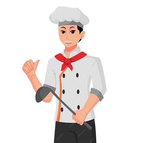 Premium Vector Chef Character Design Illustration
