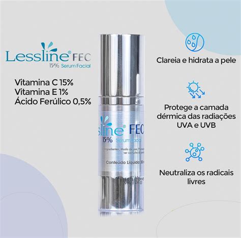 Lessline® Fec 15 Sérum Facial Carnot Brasil
