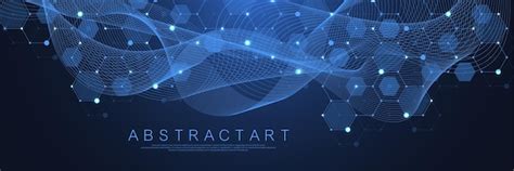 Premium Vector Technology Abstract Lines And Dots Connect Background