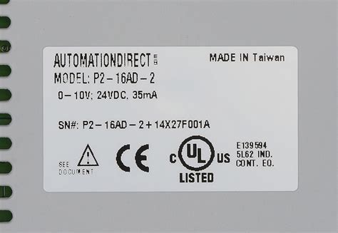 Analog Input Module 16 Ch Voltage PN P2 16AD 2 AutomationDirect