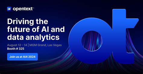 Opentext Analytics And Ai On Linkedin Ai Ai4