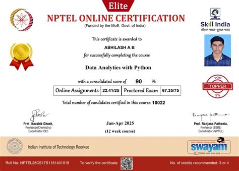 Nptel Dataanalytics Python Datascience Machinelearning Statistics