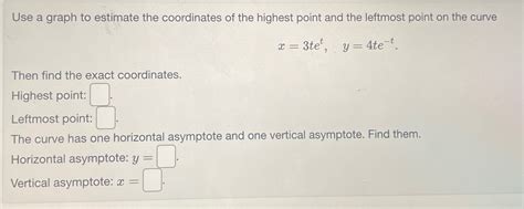 solved use a graph to estimate the coordinates of the