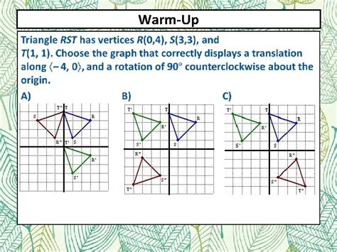 WarmUp Symmetry I Can Identify Line