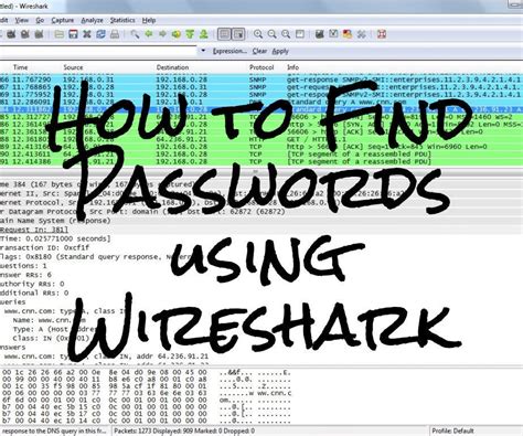 how to find passwords using wireshark 7 steps