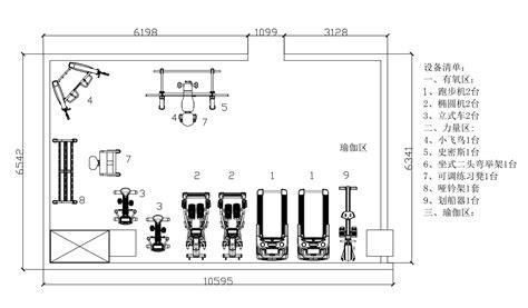 健身房平面效果图 健身房平面图 健身房效果图 第8页 大山谷图库