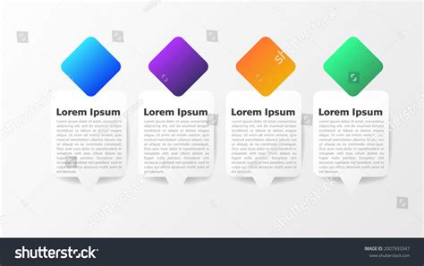Infographic Design Structure Chartvector Business Template Stock Vector
