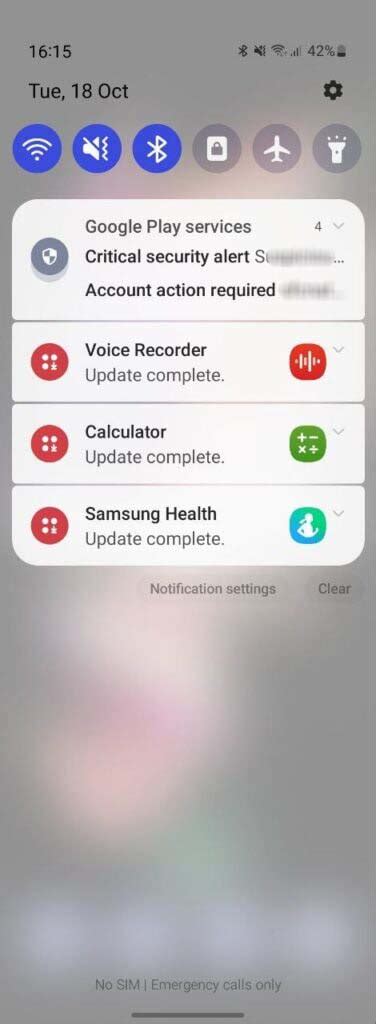 Check Samsung Galaxy Z Fold 3 Notification Panel With One Ui 5 0 User Interface Android 13