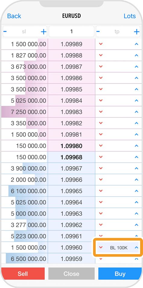 Place Limitstop Order On The Depth Of Market Metatrader45 User Guide Myforex™