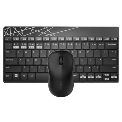 Rapoo 8000m Multi Mode Wireless Keyboard And Mouse Combo Price In Bd