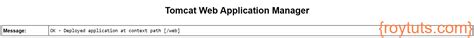 Changing Context Path Of Web Application In Tomcat Server Roy Tutorials