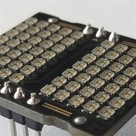 Pixie Chroma Chainable RGB LED Matrix Displays Hackaday Io