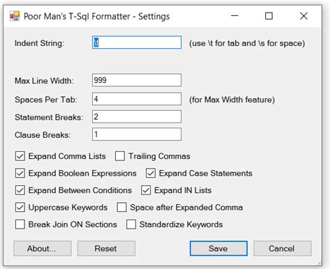PoorSQL Formatter In SSMS Dave Bland