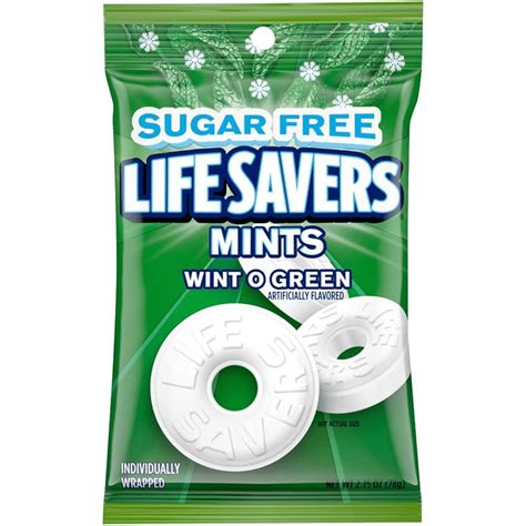 Life Savers Mints Sugar Free Wint O Green 12x275oz Pacific Candy West