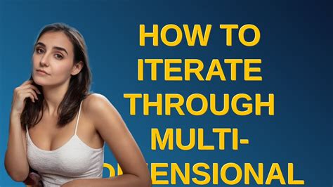 Tex How To Iterate Through Multi Dimensional Arrays In Expl3 Youtube